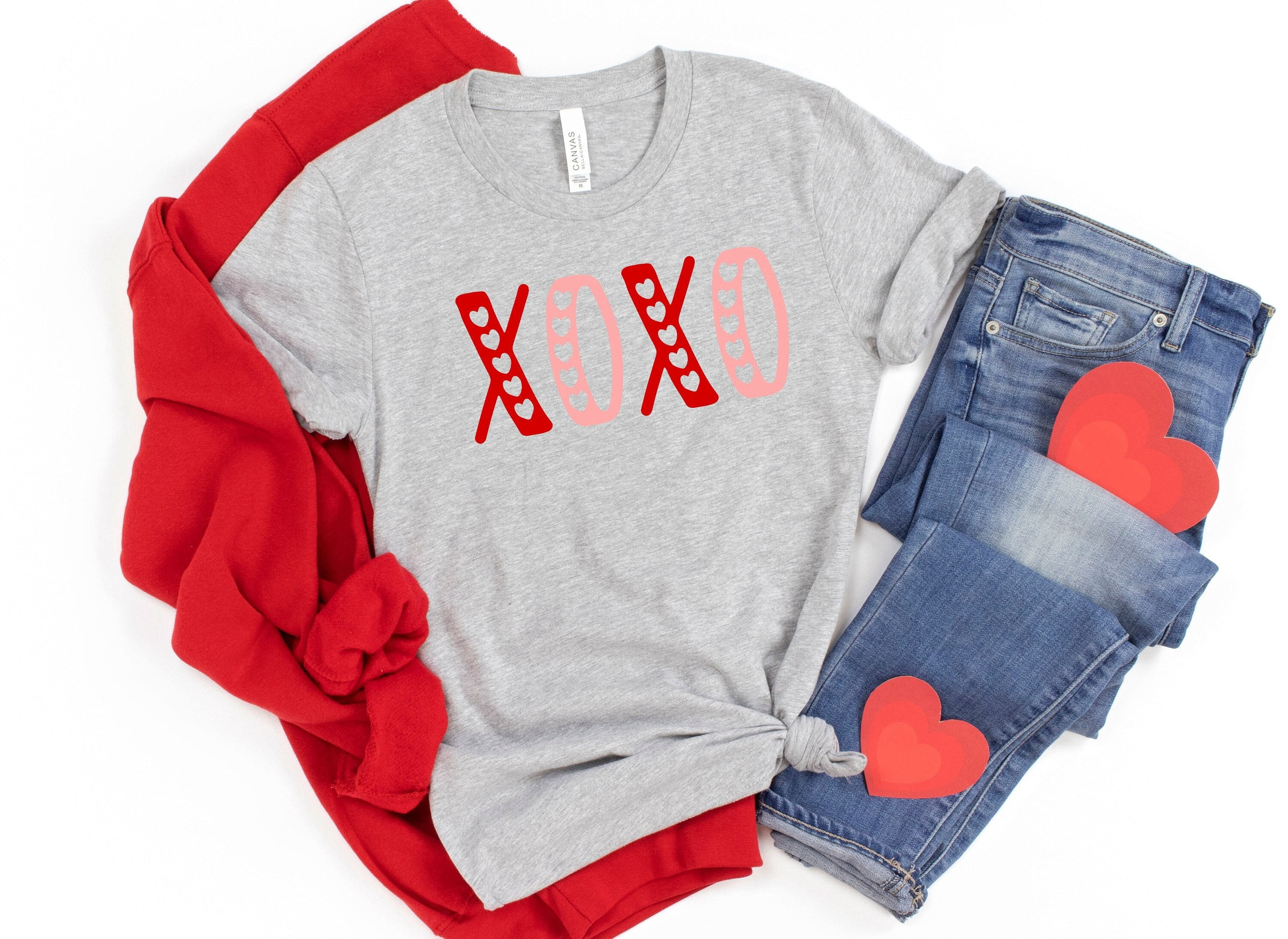 XOXO Shirt, Xoxo Valentines Day, Cute Valentine Shirt, Valentines Day ...