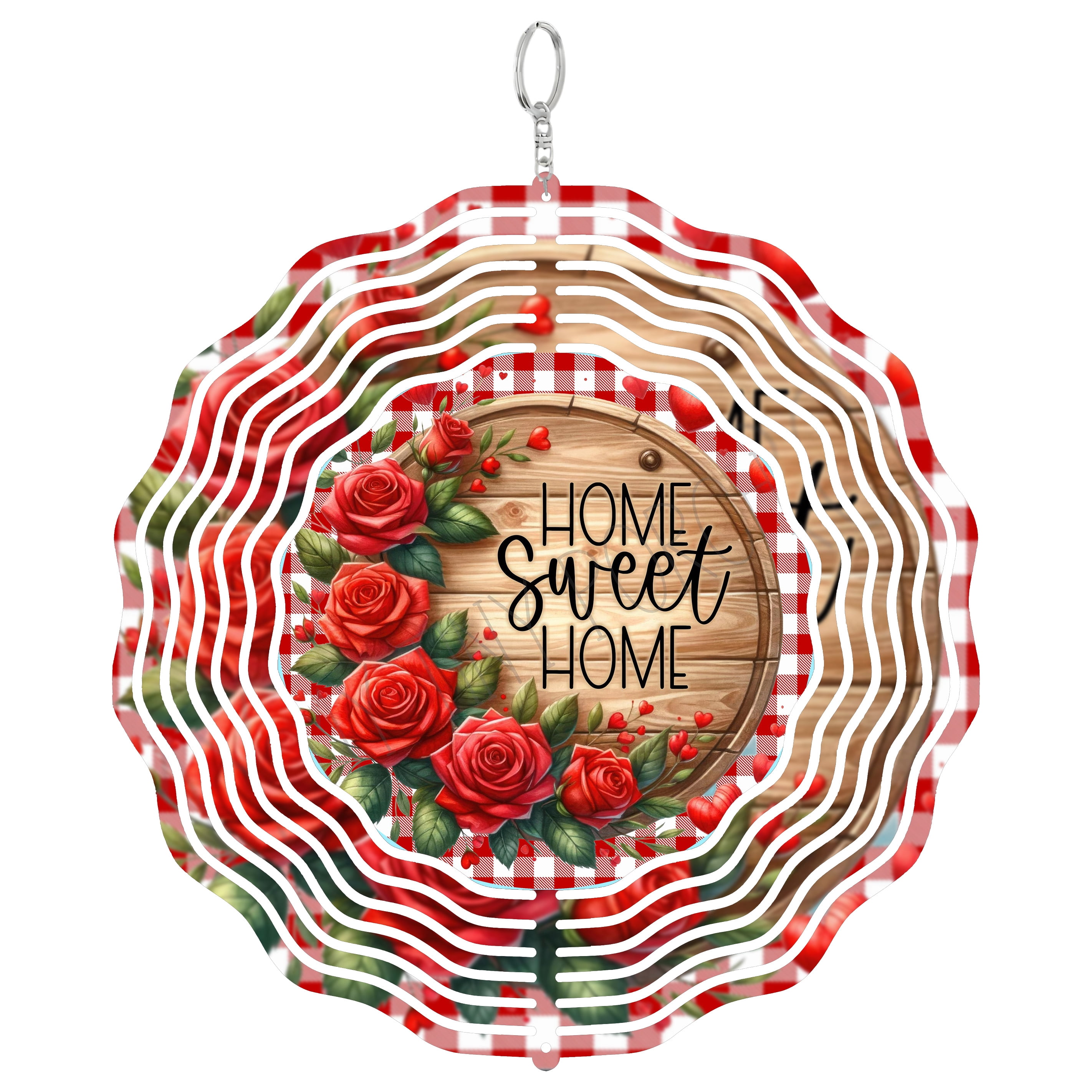 XOXO Valentine Welcome Home 3D Wind Spinner, Hugs And Kisses Kinetic ...