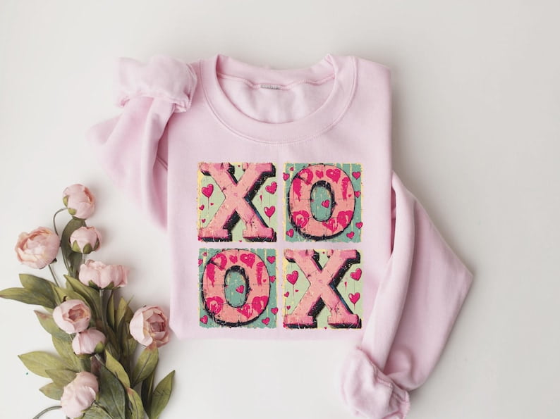 XOXO Valentine's Day Shirt, Xoxo Cute Shirt, Girlfriend Valentine Gift ...