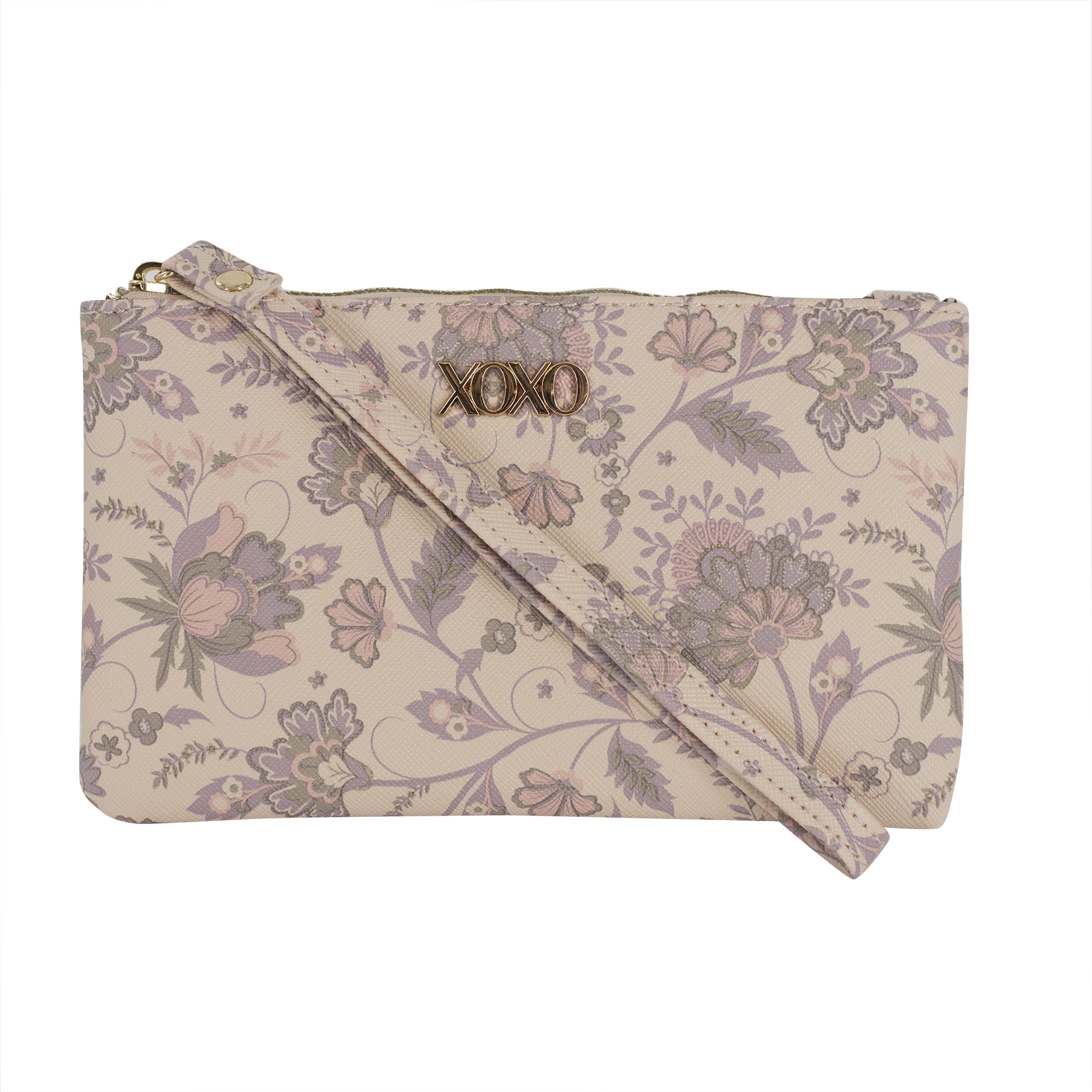 XOXO Large Paisley Leather Wristlet Wallet - Walmart.com