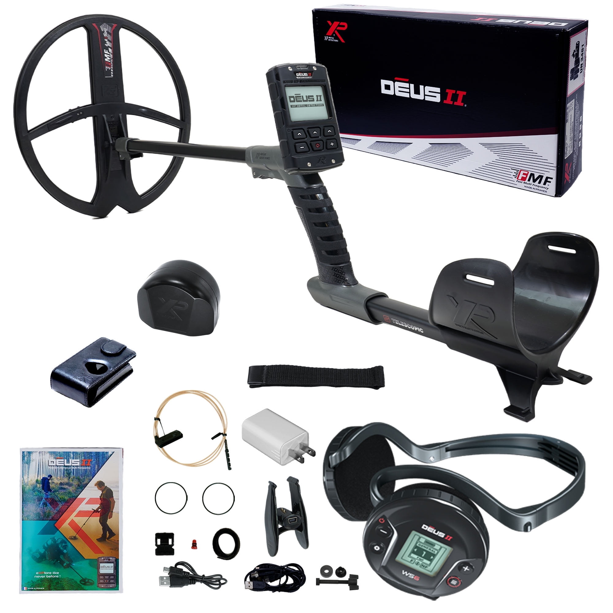 XP DEUS II Fast Multi Frequency Metal Detector with 13x11" FMF Search Coil - Walmart.com