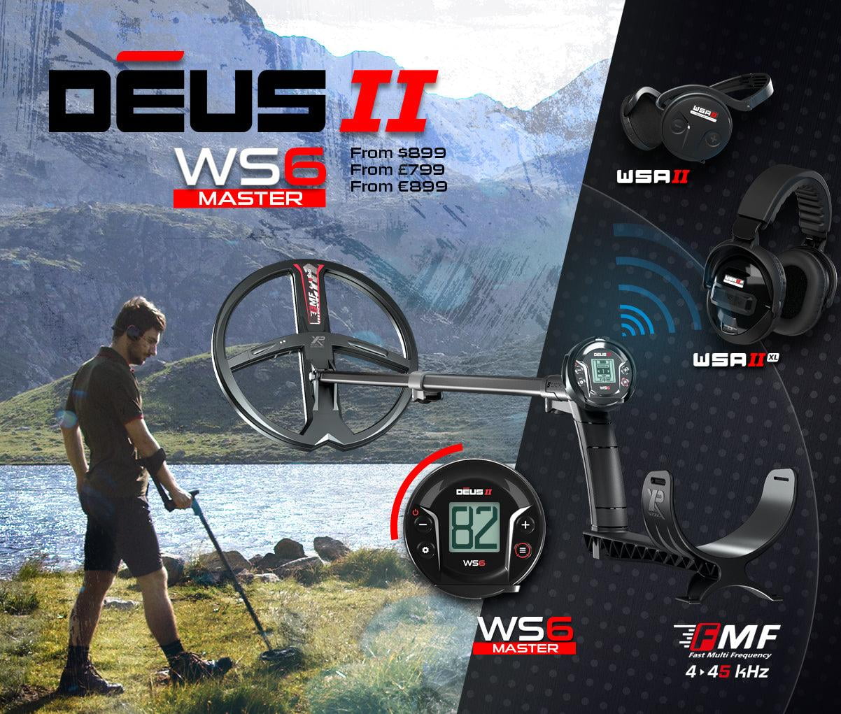 XP Deus II (2) WS6 Master Metal Detector - Walmart.com