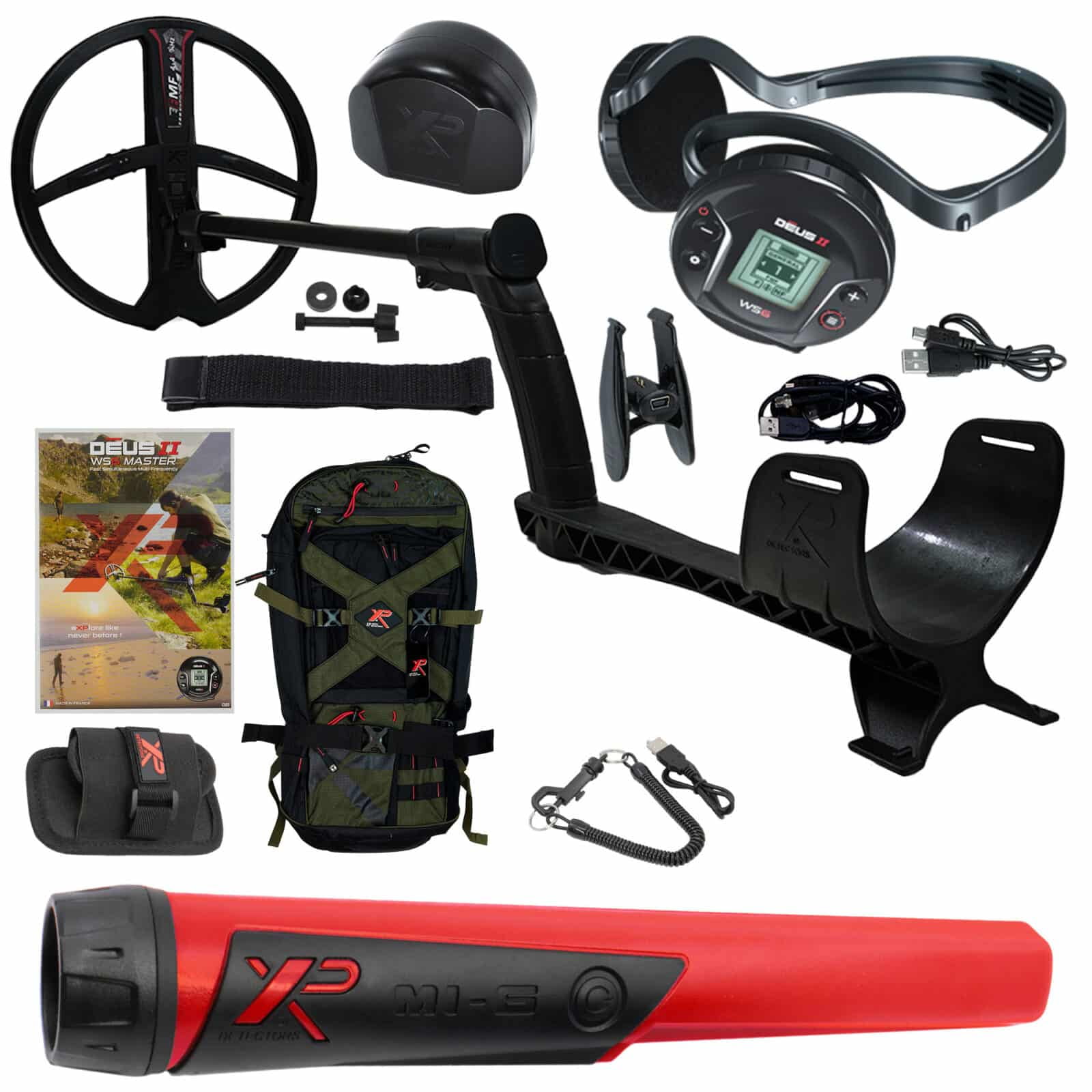 XP DEUS II WS6 Master Fast Multi Frequency Metal Detector with 11″ FMF ...