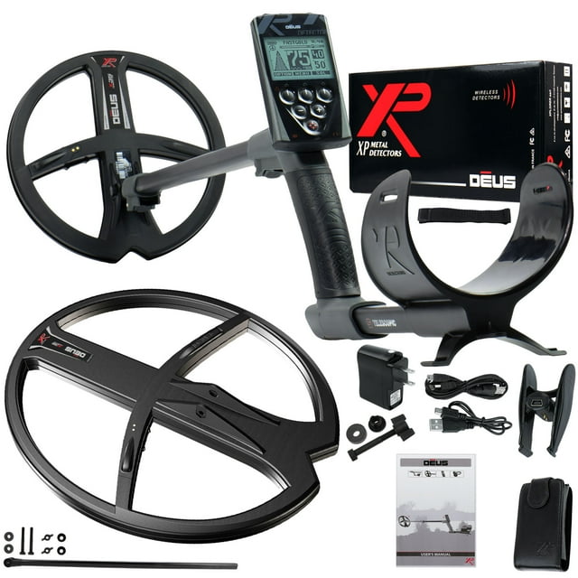 XP Deus Metal Detector Gold and Relic Hunt Bundle Including Remote and ...