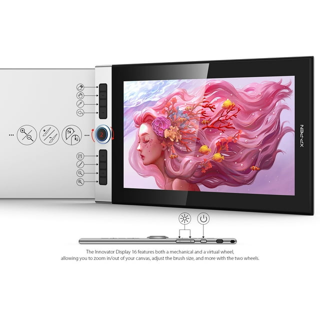 XP-PEN Innovator 16 Graphic Display 15.6 Inch Drawing Graphics Monitor ...