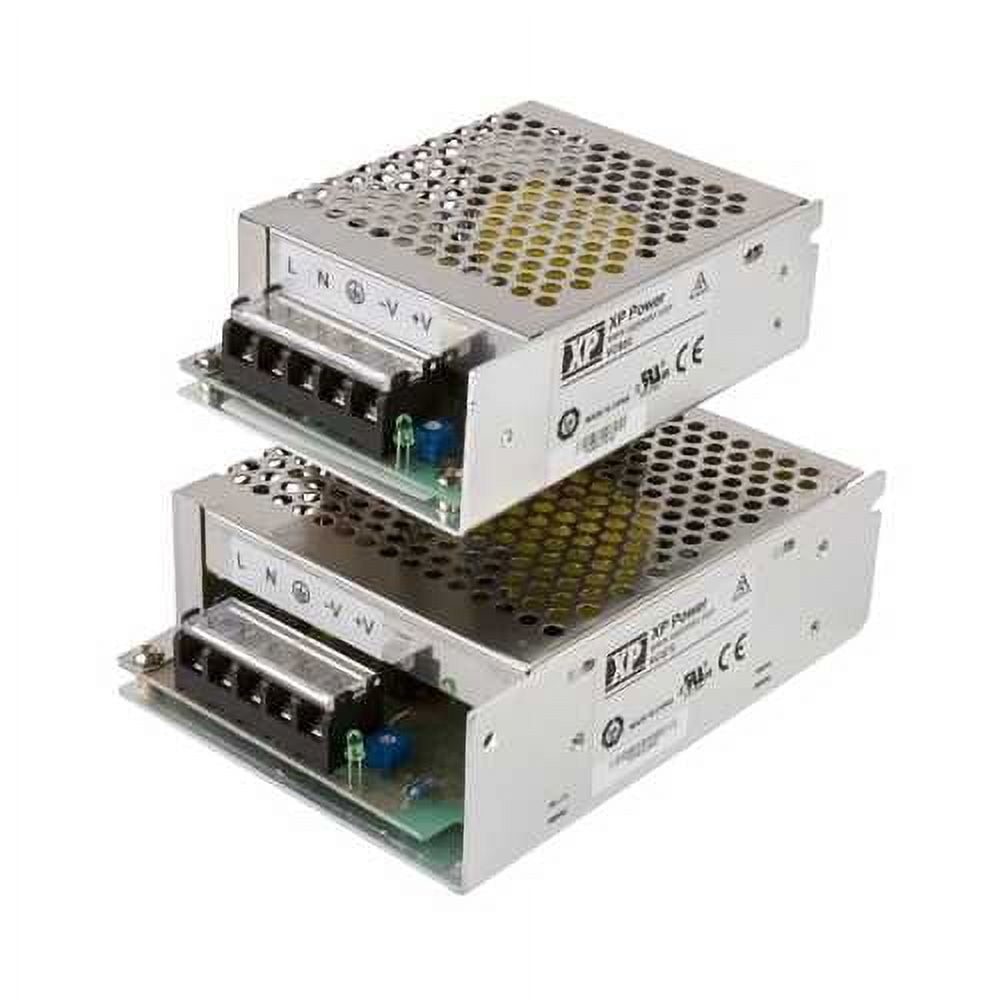 XP POWER VCS70US05, Power Supply; AC-DC; 5V, 10A; 90-264V In; Enclosed; 50W; Panel; VCS Series ...