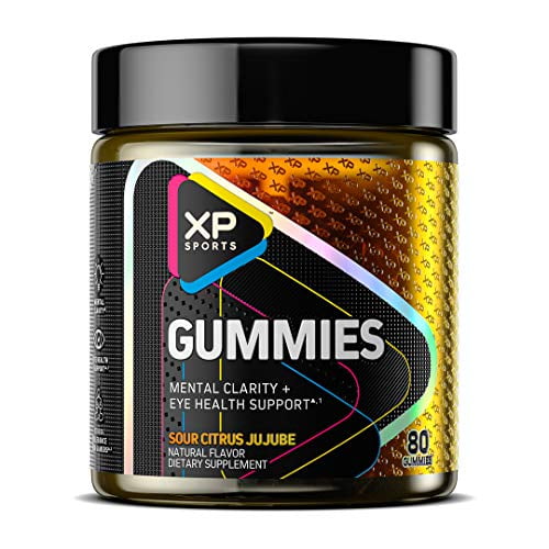XP Sports Gummies for Gamers, Sour Citrus JuJube, 80 Ct - Walmart.com