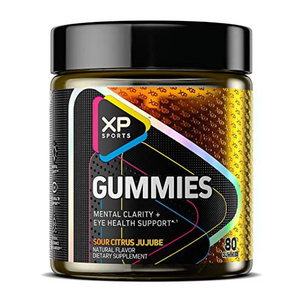XP Sports Gummies for Gamers, Sour Citrus JuJube, 80 Ct - Walmart.com