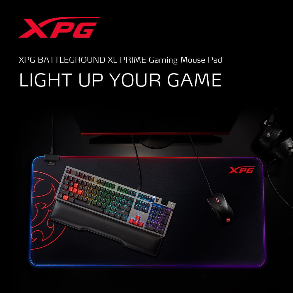 XPG BATTLEGROUND XL PRIME RGB Gaming Mousepad RGB MicroB USB to USB 35 ...