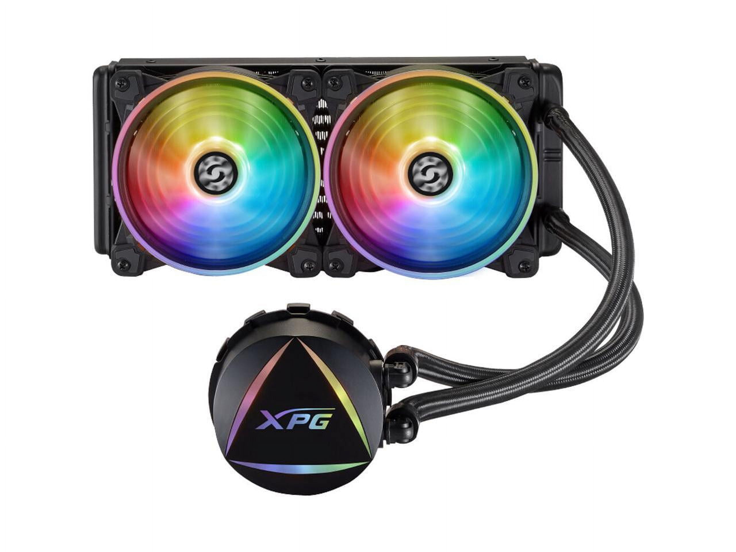 XPG Levante X 240 All-in-One ARGB CPU Liquid Cooler - 4.72" Maximum Fan Diameter -2000 RPM ...