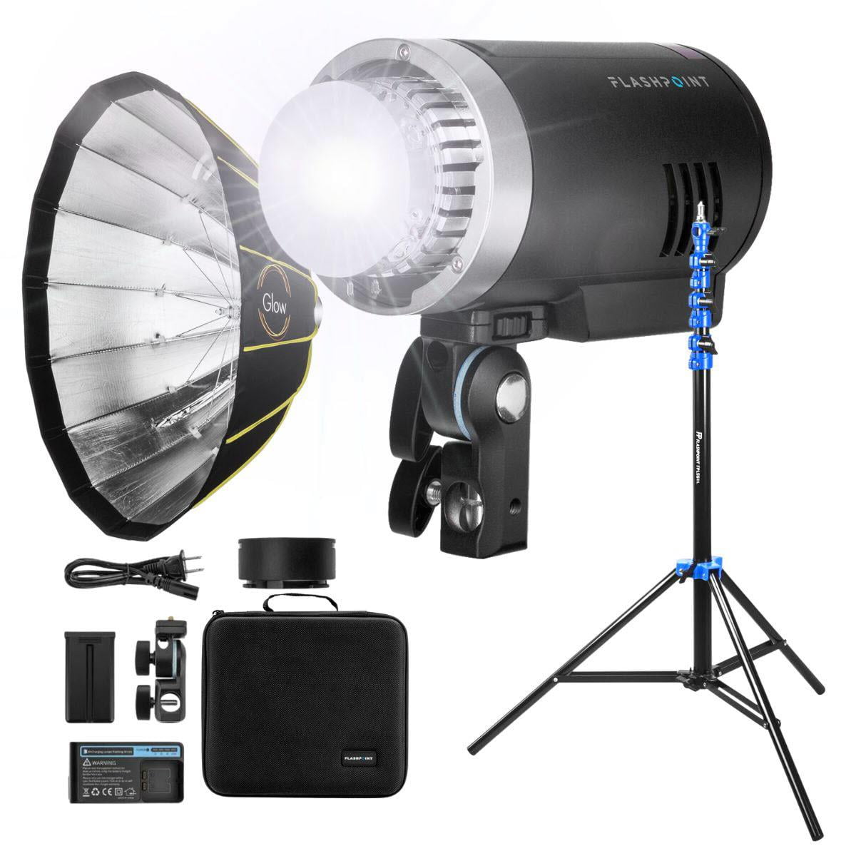 Flashpoint XPLOR 300 Pro TTL R2 Battery-Powered Monolight Bundle Direct ...