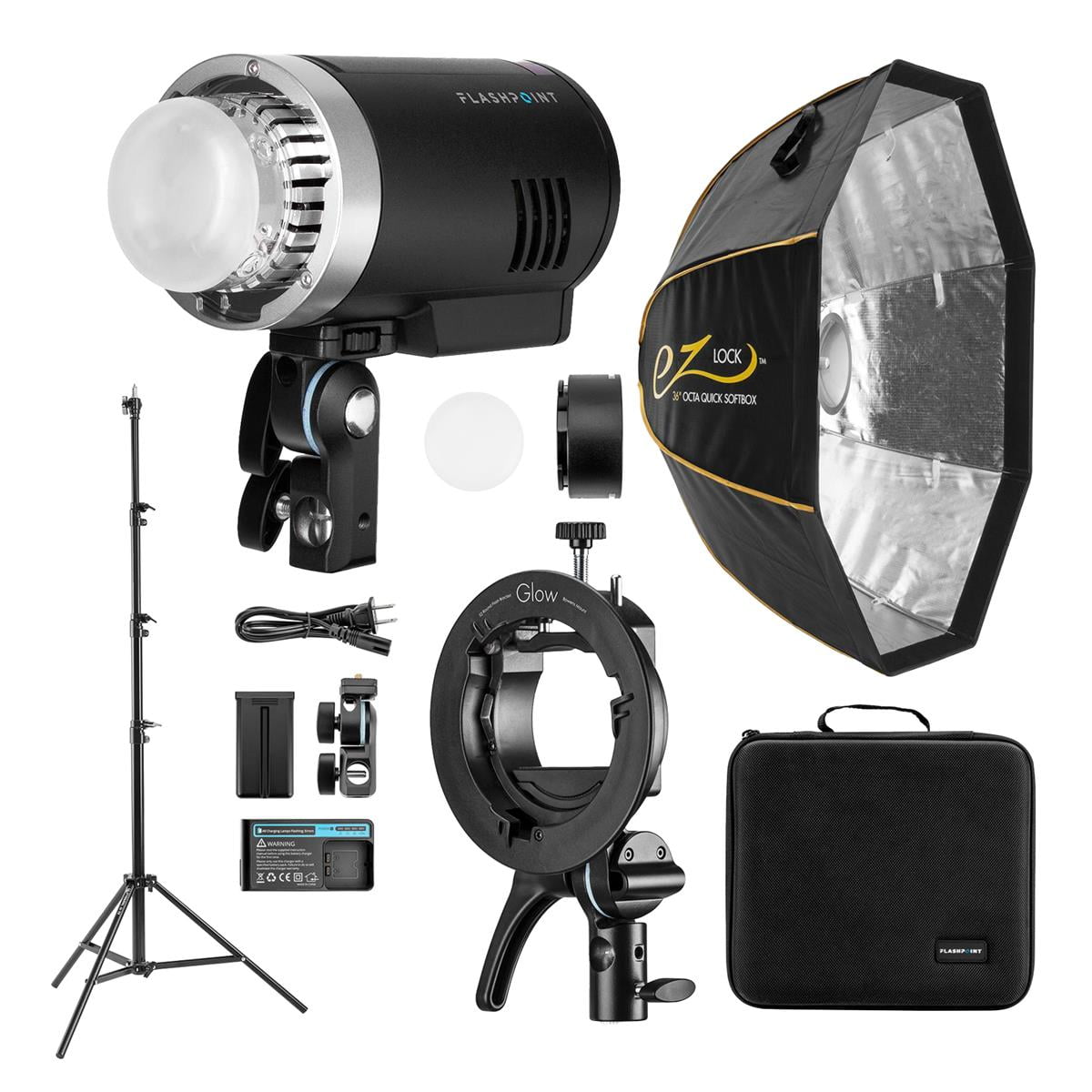 Flashpoint XPLOR 300 Pro TTL R2 Battery-Powered Outdoor Flash Parasnap ...
