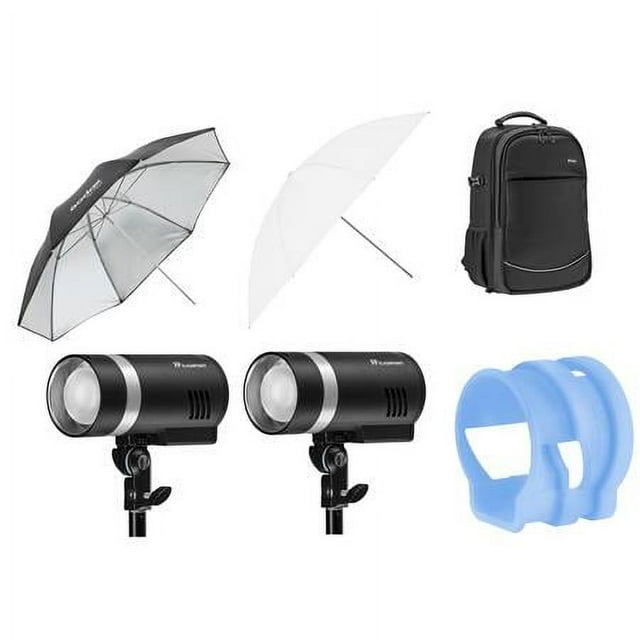 XPLOR 300 Pro TTL R2 Battery-Powered Monolight Outdoor 2-Flash Kit ...