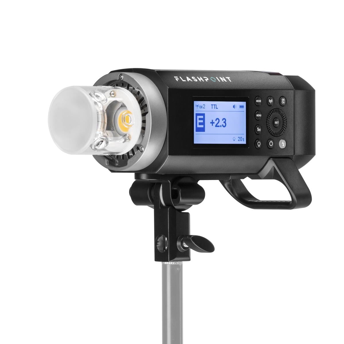 Flashpoint XPLOR 400PRO TTL Battery-Powered Monolight with Built-in R2 2.4GHz Radio Remote ...