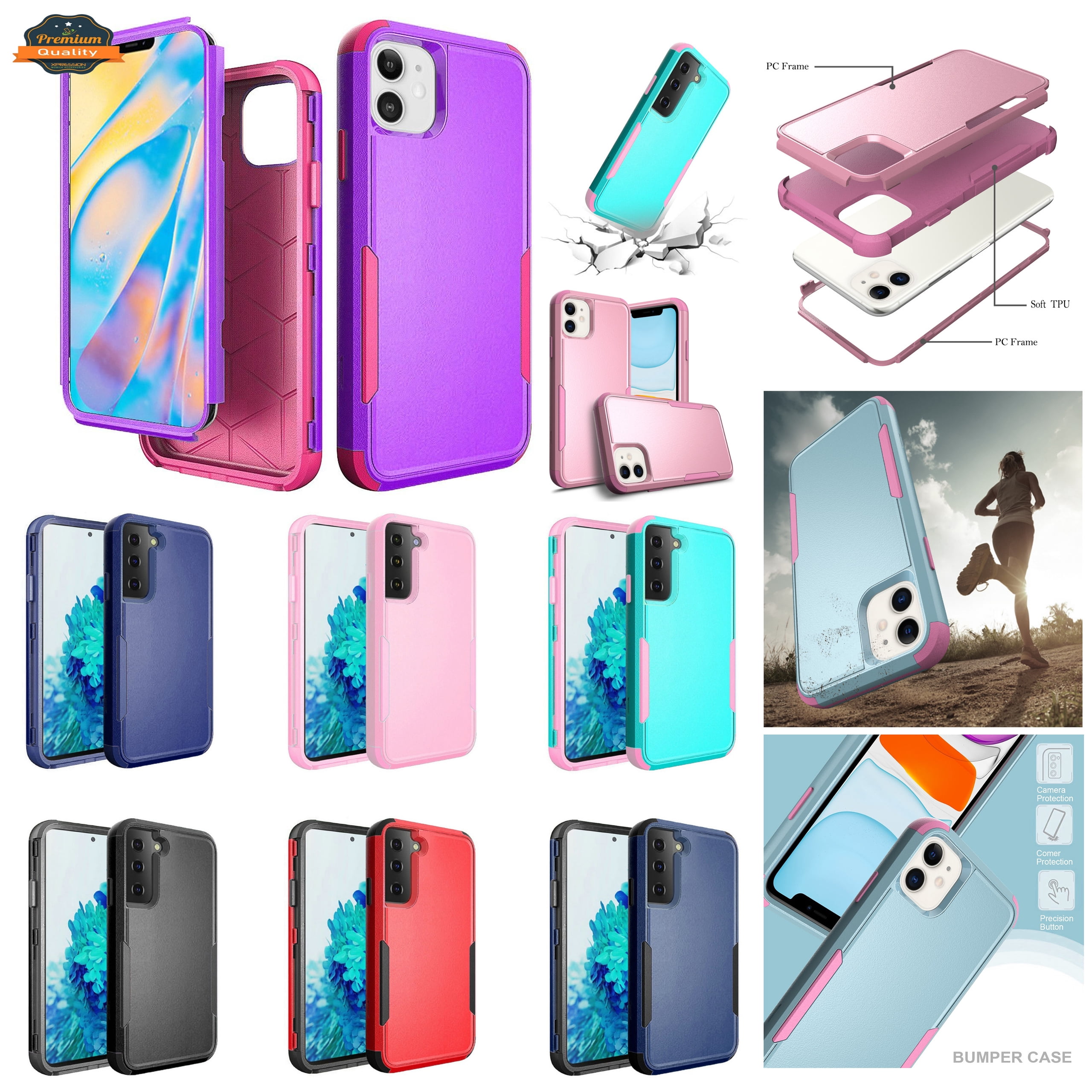 XPM for Google Pixel 10a Phone Case, Heavy Duty Shockproof Dual Layer ...