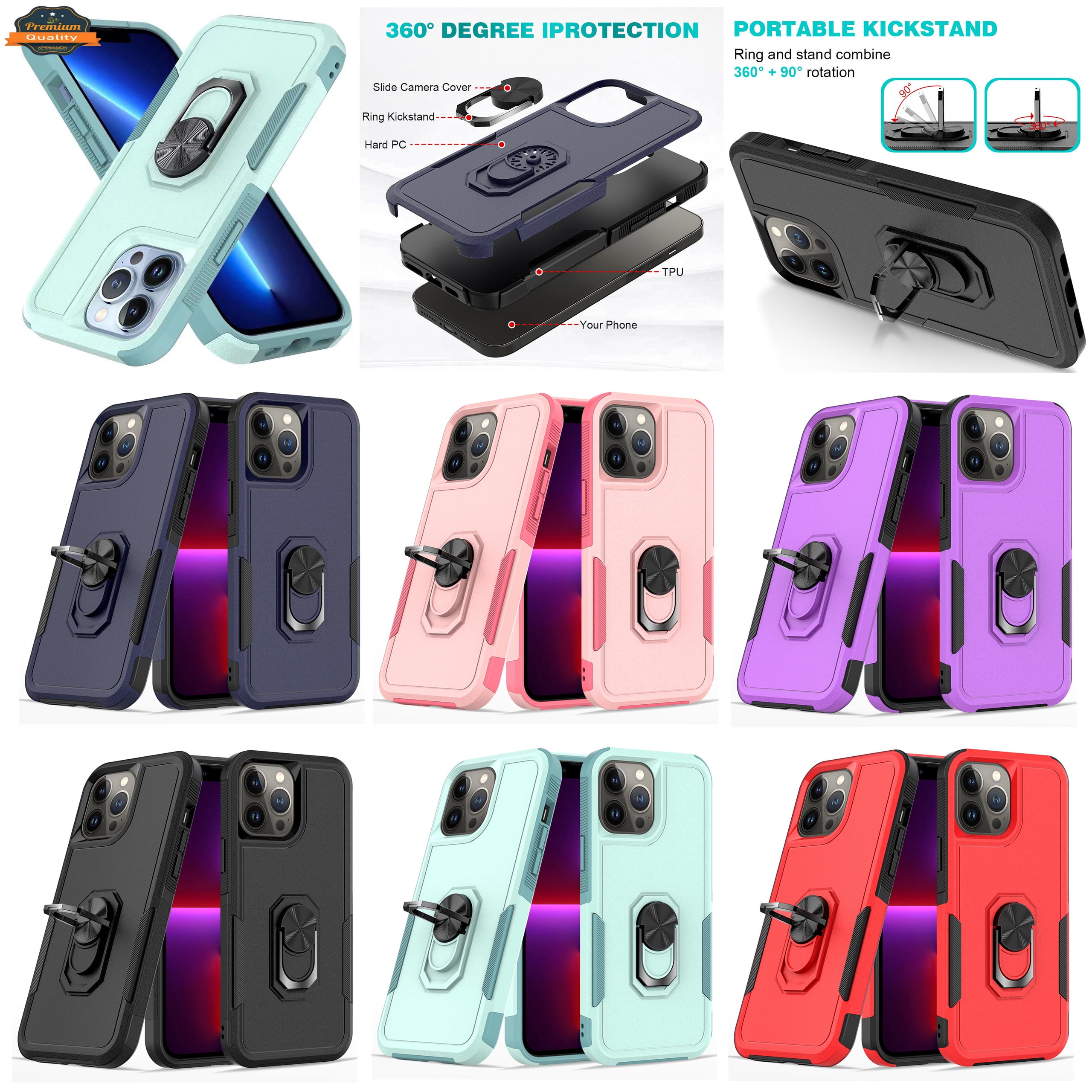 XPM for Google Pixel 10a Phone Case, Hybrid Rugged Tough 2in1 Drop ...
