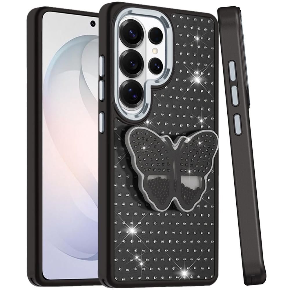 XPM for Samsung Galaxy S26 Ultra Phone Case, Butterfly Moveable Grip 3D ...