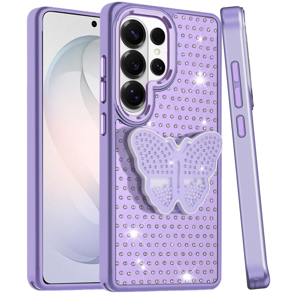 XPM for Samsung Galaxy S26 Ultra Phone Case, Butterfly Moveable Grip 3D ...