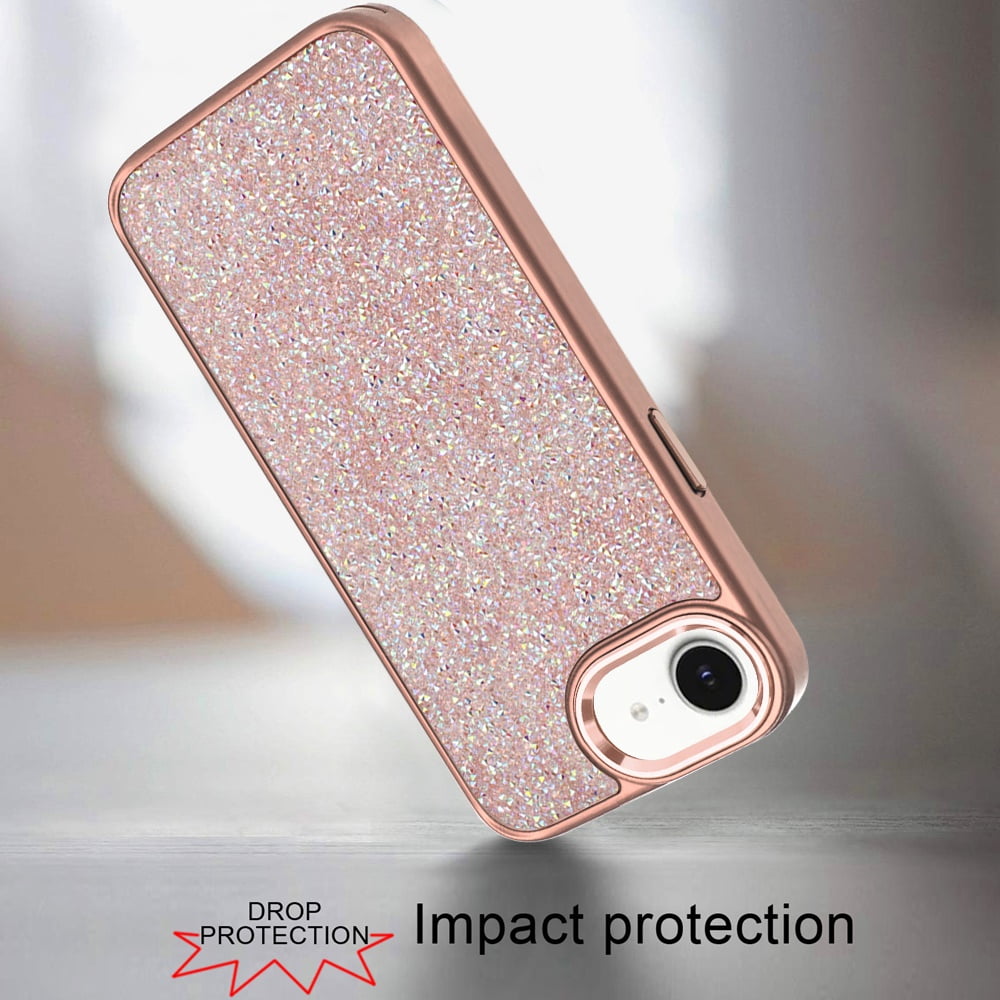 XPM for Apple iPhone 17E /16E Crystal Sparkle Diamond Glass Full Mini ...