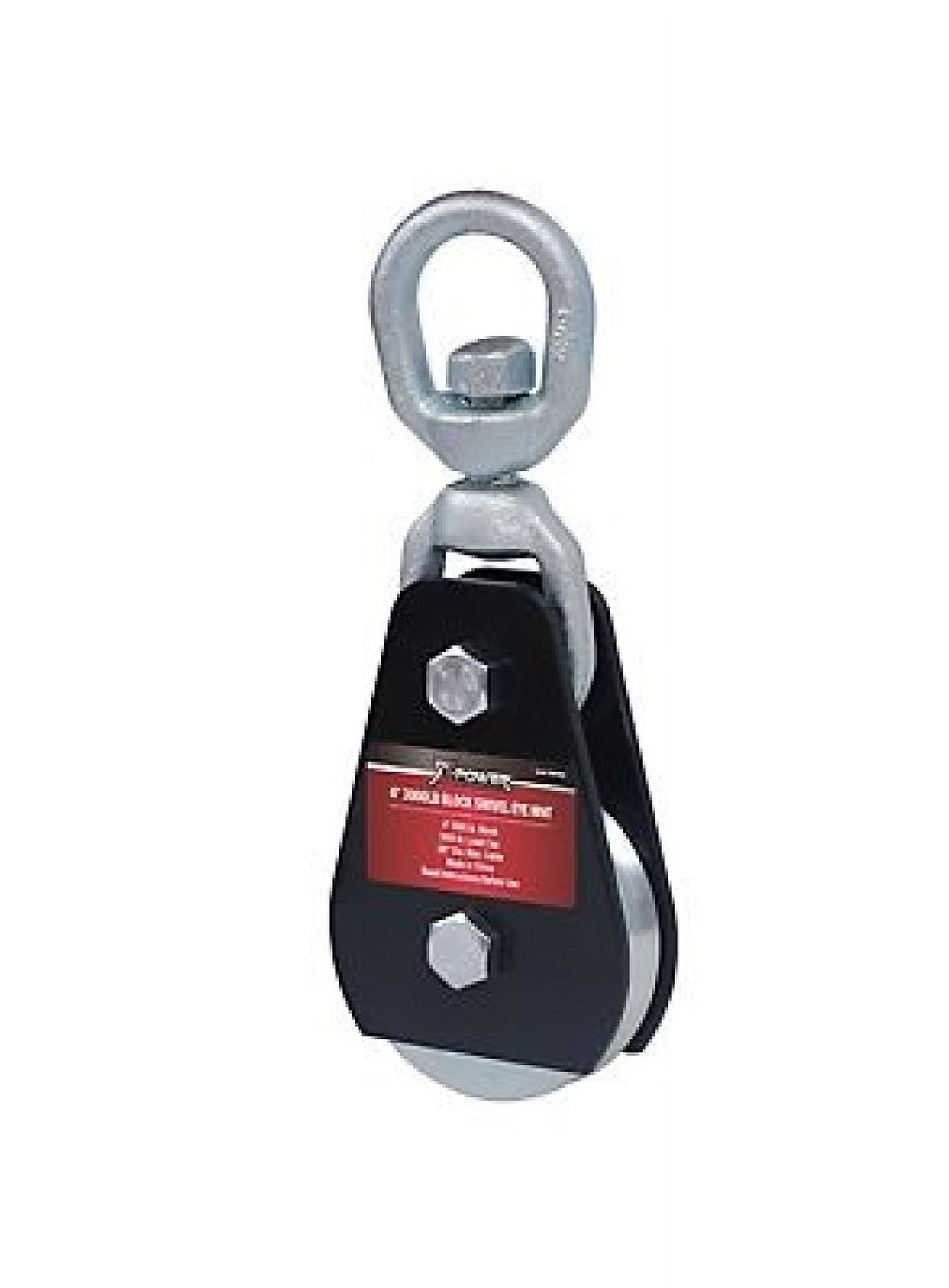 XPOWER 4-Inch 3000 lb Heavy-Duty Stainless Steel Block Swivel Eye Mount ...