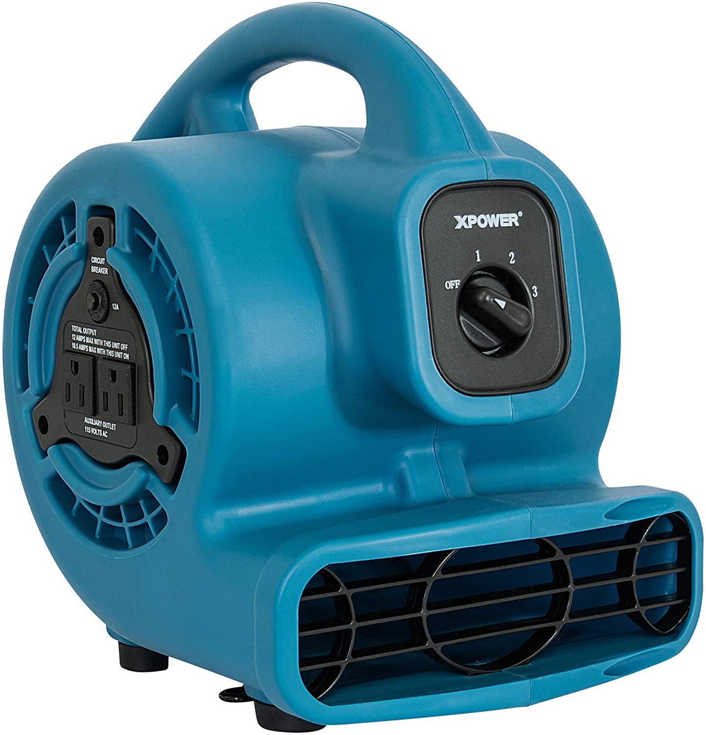 XPOWER P-80A Mini Mighty Air Mover, Small Utility Fan, Carpet Dryer ...