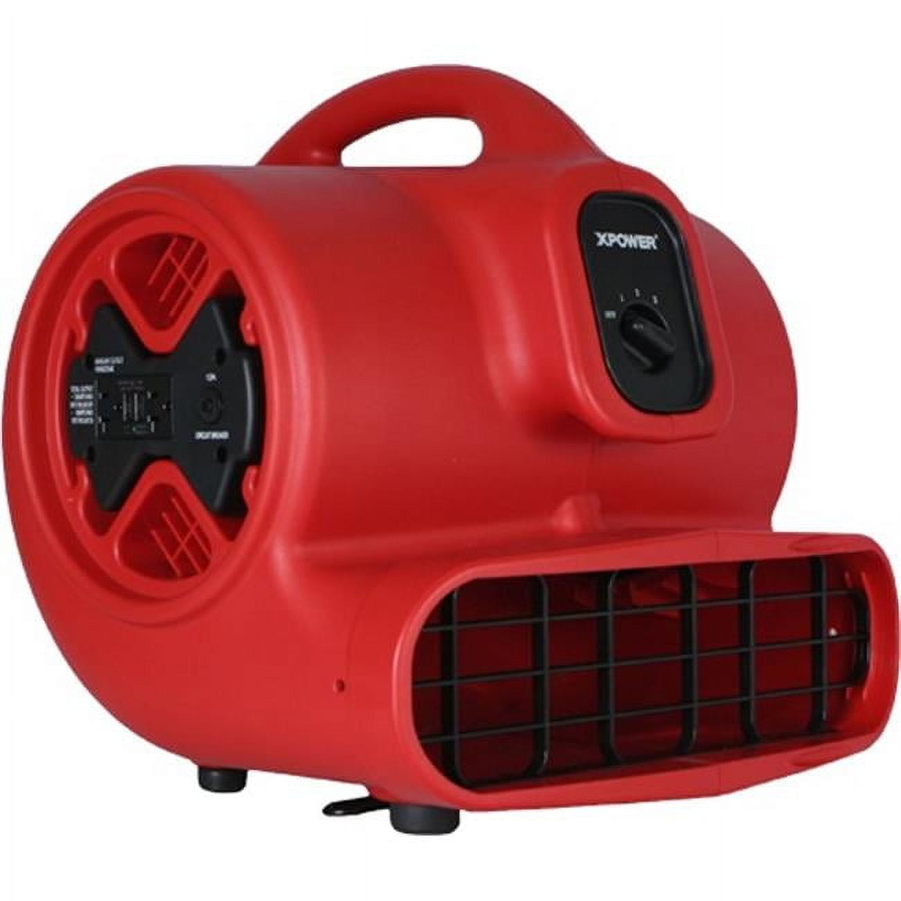 Xpower Air Mover 3-Speed Durable Stackable, 1/3 HP, 2400 CFM Electric ...