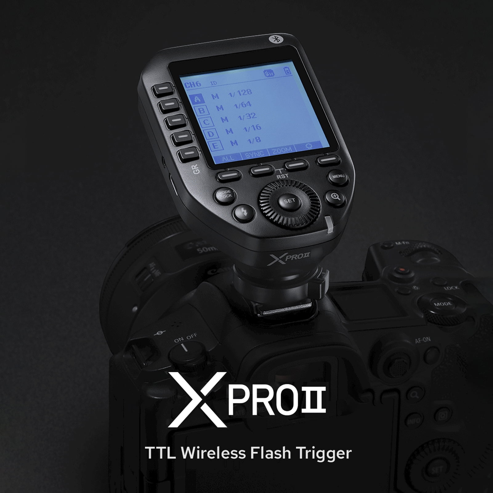 XPROII-S 2.4G Wireless Flash Trigger Transmitter TTL Autoflash 1/8000s ...