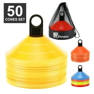 Yellow Low Profile Cones, 12-Pack - Walmart.com