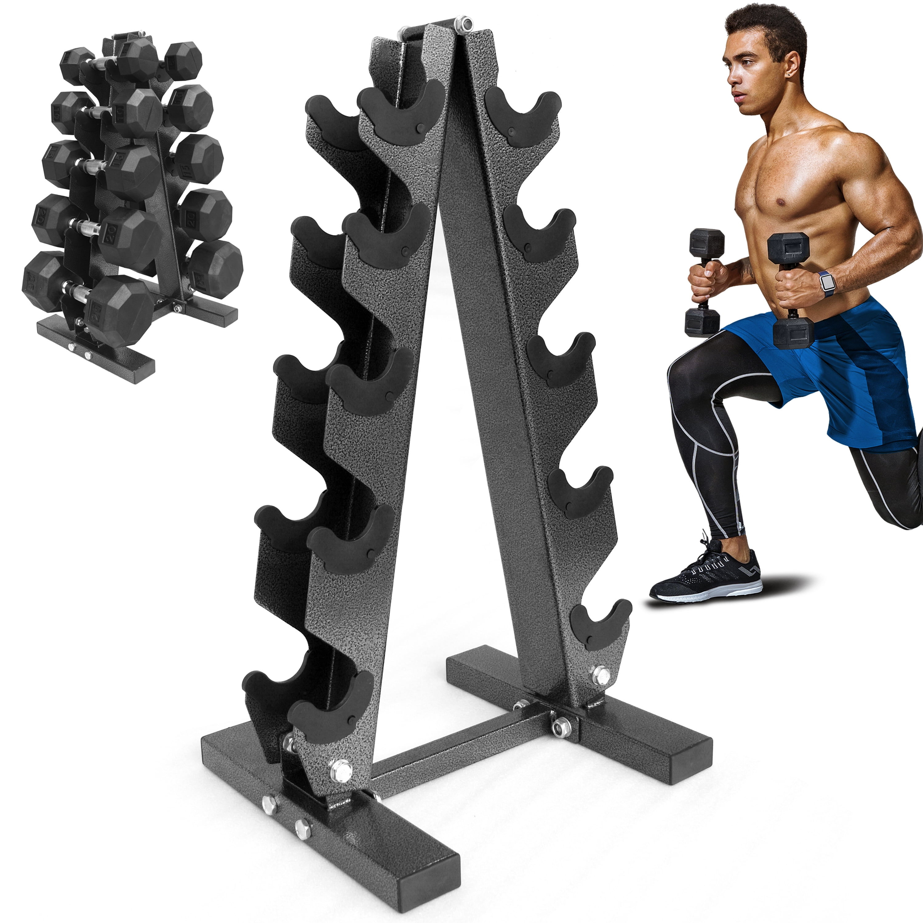 XPRT Fitness Dumbbell Rack Weights Storage Stand - Walmart.com