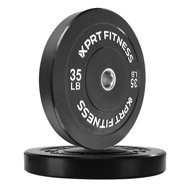 XMark Black Diamond 45 lb Olympic Weight Plates, Patented Design, One ...