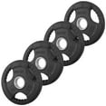 XPRT Fitness Olympic 2-Inch Grip Rubber Weight Plates 10LB - Walmart.com