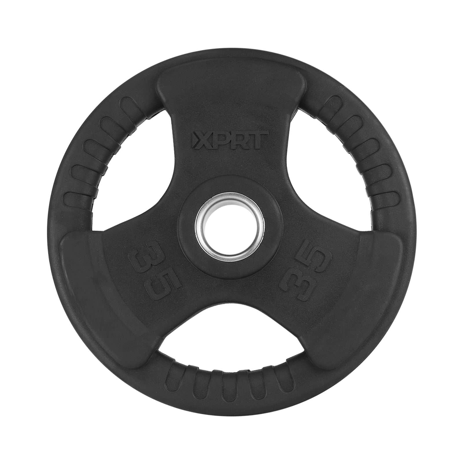 XPRT Fitness Olympic 2-Inch Grip Rubber Coated Weight Plates for ...