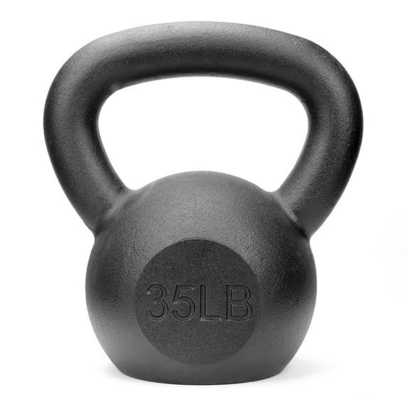 XPRT Fitness Strength Training Cast Iron Kettlebell, 35 lb - Walmart.com