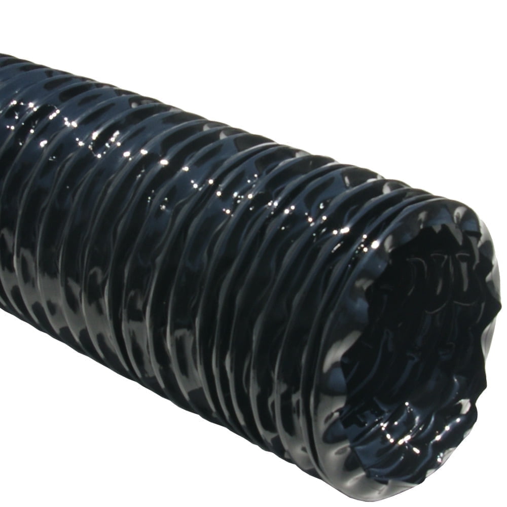 Rubber-Cal XPU 708 - PU Flexible Duct - Black - 2" x 25ft - Walmart.com