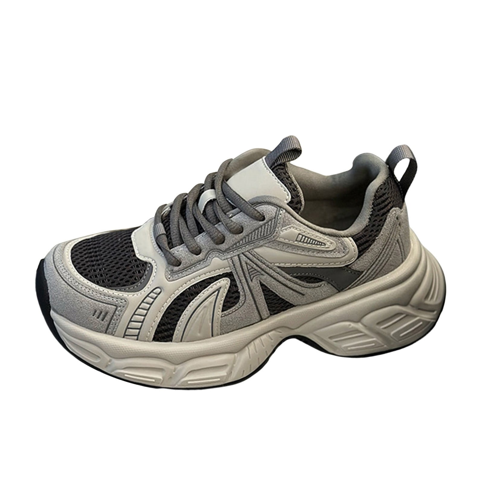 XQYLOS Chunky Platform Sneakers for Toddler Boys & Girls, Lace-Up ...