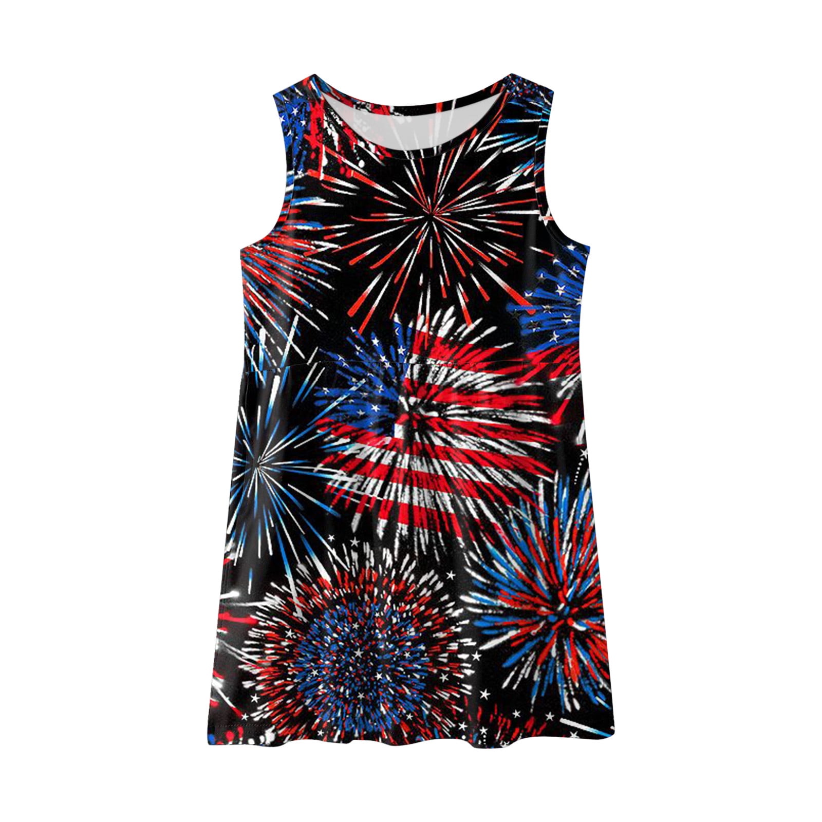 XQYLOS Clearence Patriotic Star Spangled Princess Dress for Toddler ...