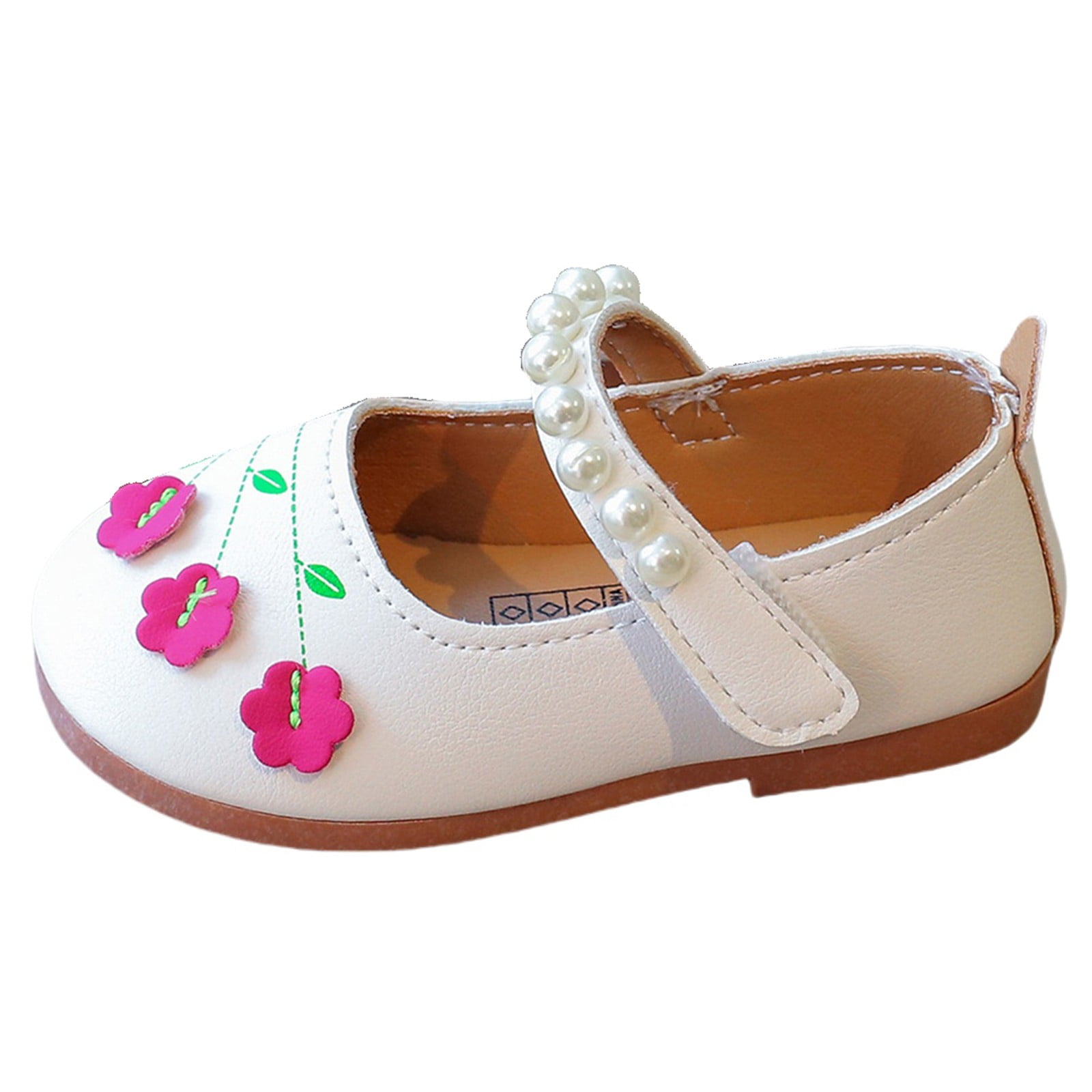 XQYLOS Flower Girl Mary Jane Ballet Flats, Toddler Dress Shoes for ...