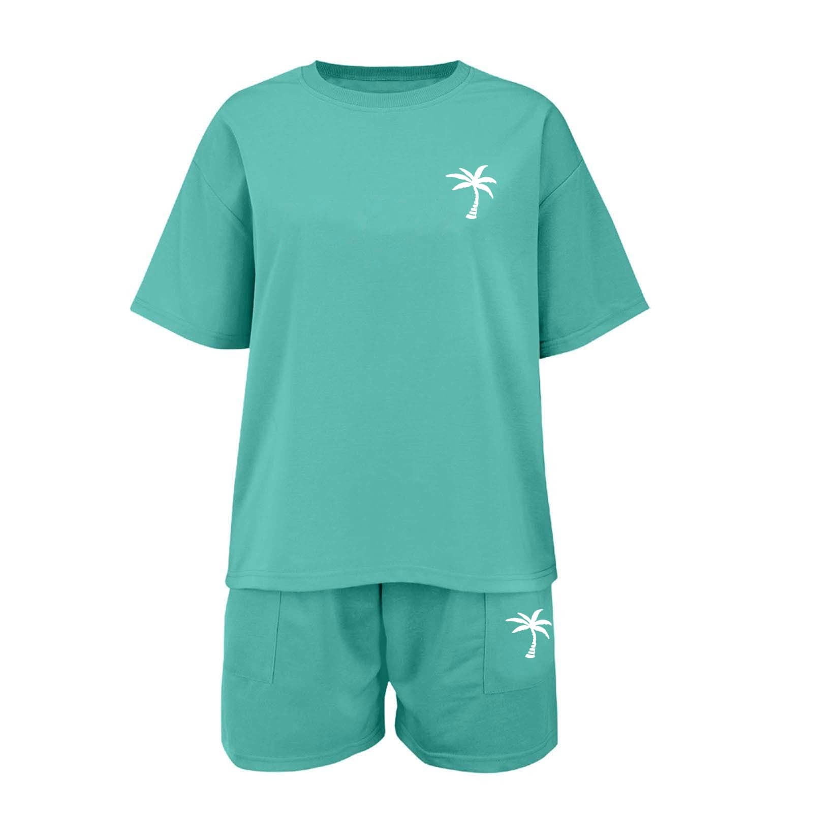 XQYLOS Girls Athleti𝖼 Summer Outfits 2 Piece Sets Casual Loose Fit ...