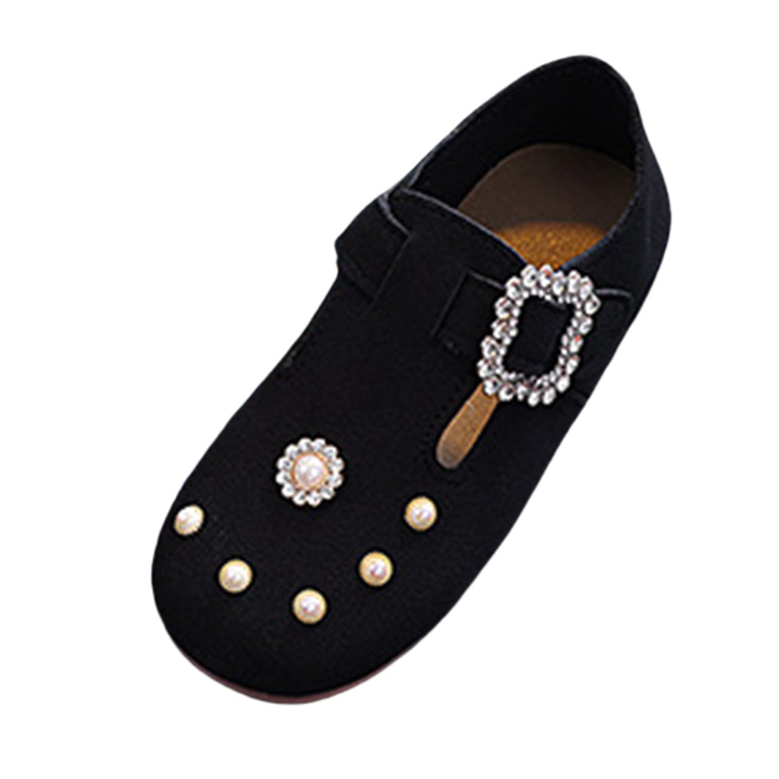 XQYLOS Girls Glitter Sequined Party Pumps, Vintage-Inspired Dance Shoes ...