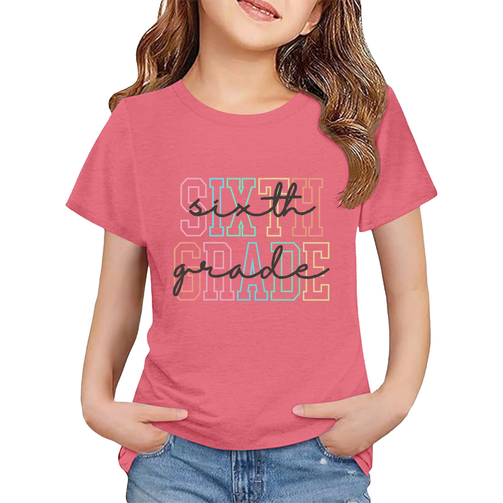 XQYLOS Kids Number Prints Summer Top Tee T-Shirt for Boys and Girls ...
