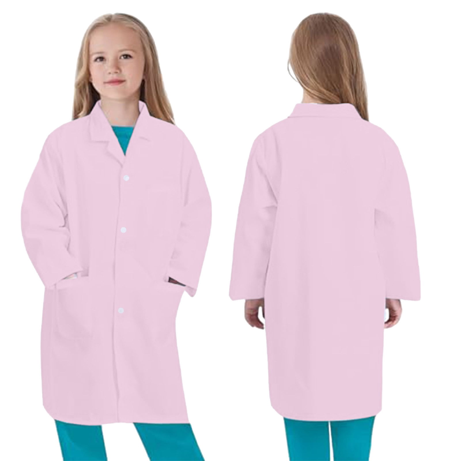 XQYLOS Kids Toddler Pretend Doctor Outfit Long Sleeve Lab Coat for ...