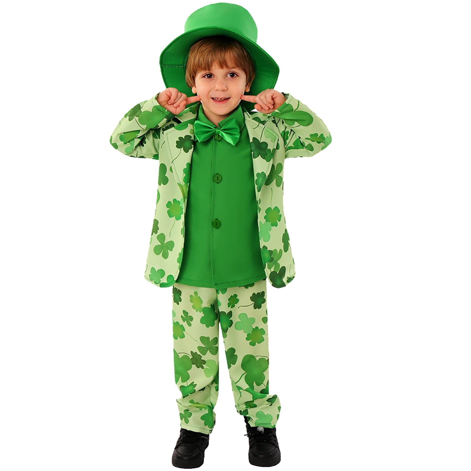 XQYLOS Kids 𝖫eprechaun Costum𝖾 Child St.𝖯atrick's Day Outfit Green Vest ...
