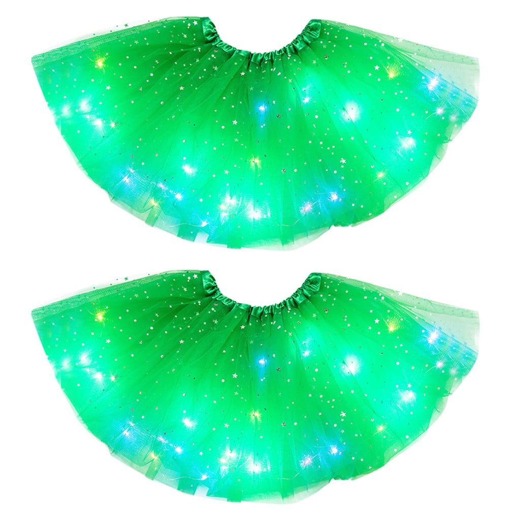 XQYLOS LED Lighted Tutu 2Pack - Interchangeable Color LED Skirts with ...
