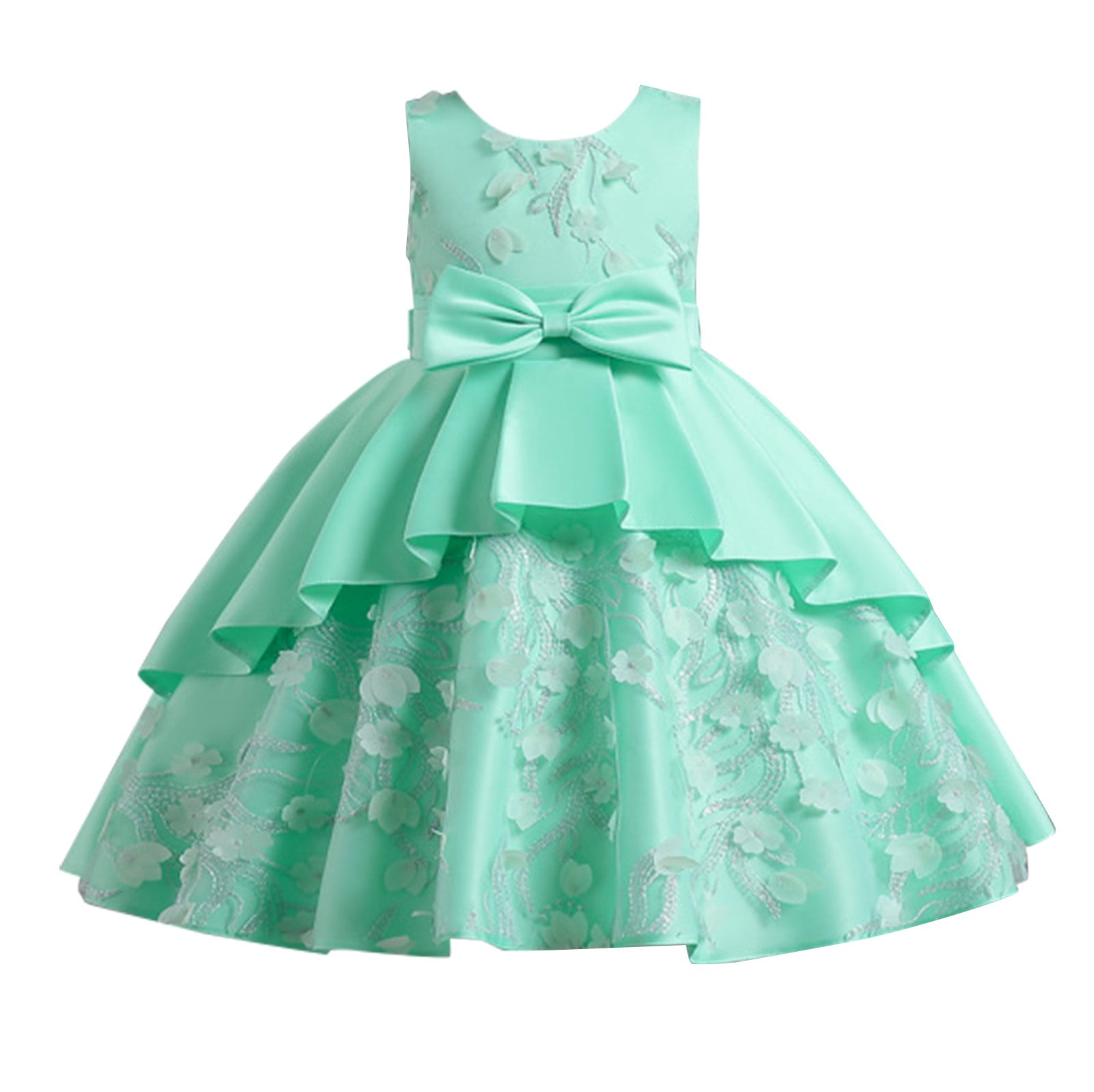 XQYLOS Sequin Party Dress Layered Tulle Tutu Skirt Stage Performance ...