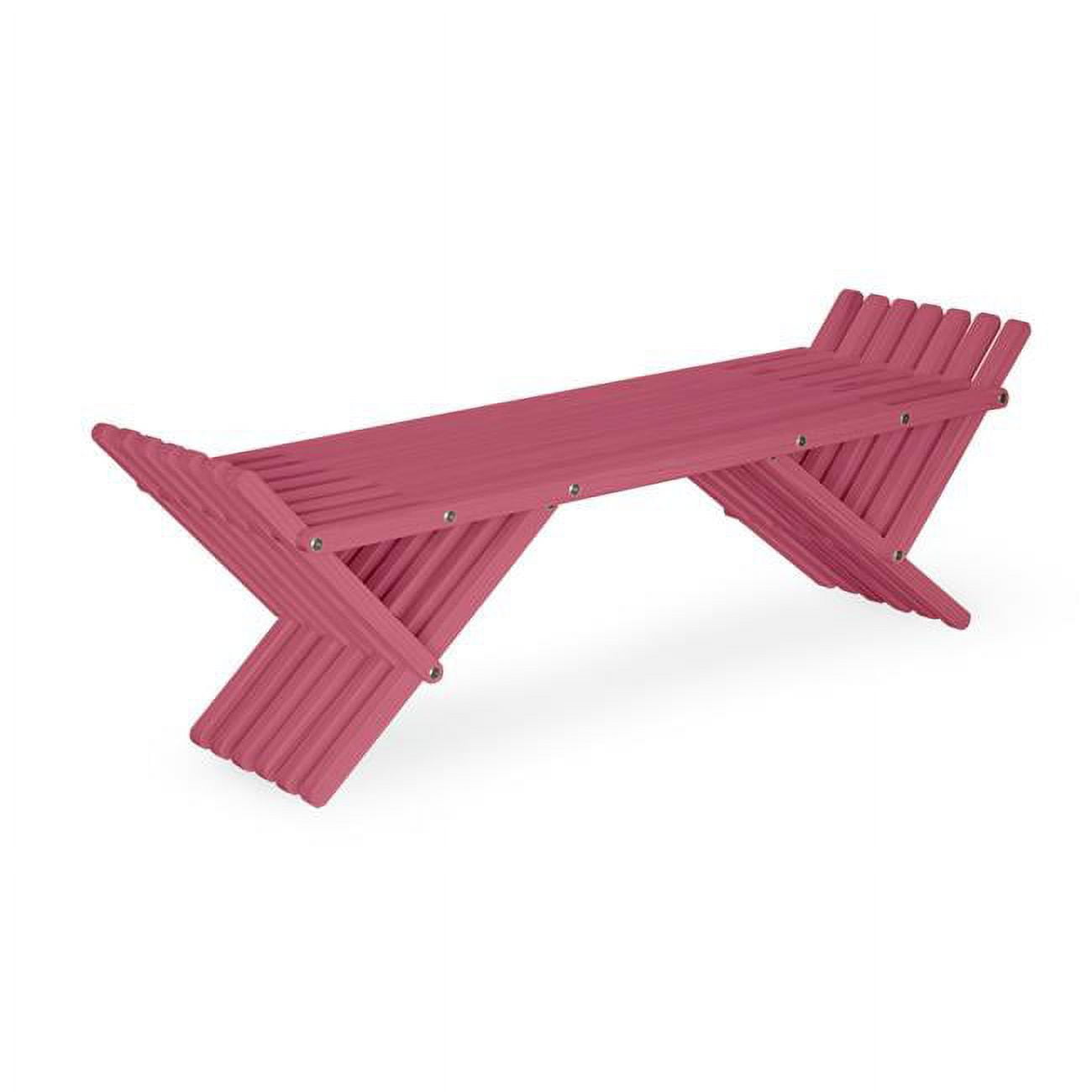 XQuare 60 x 20.5 x 20 in. Wooden Backless French Bench - Two Seat ...