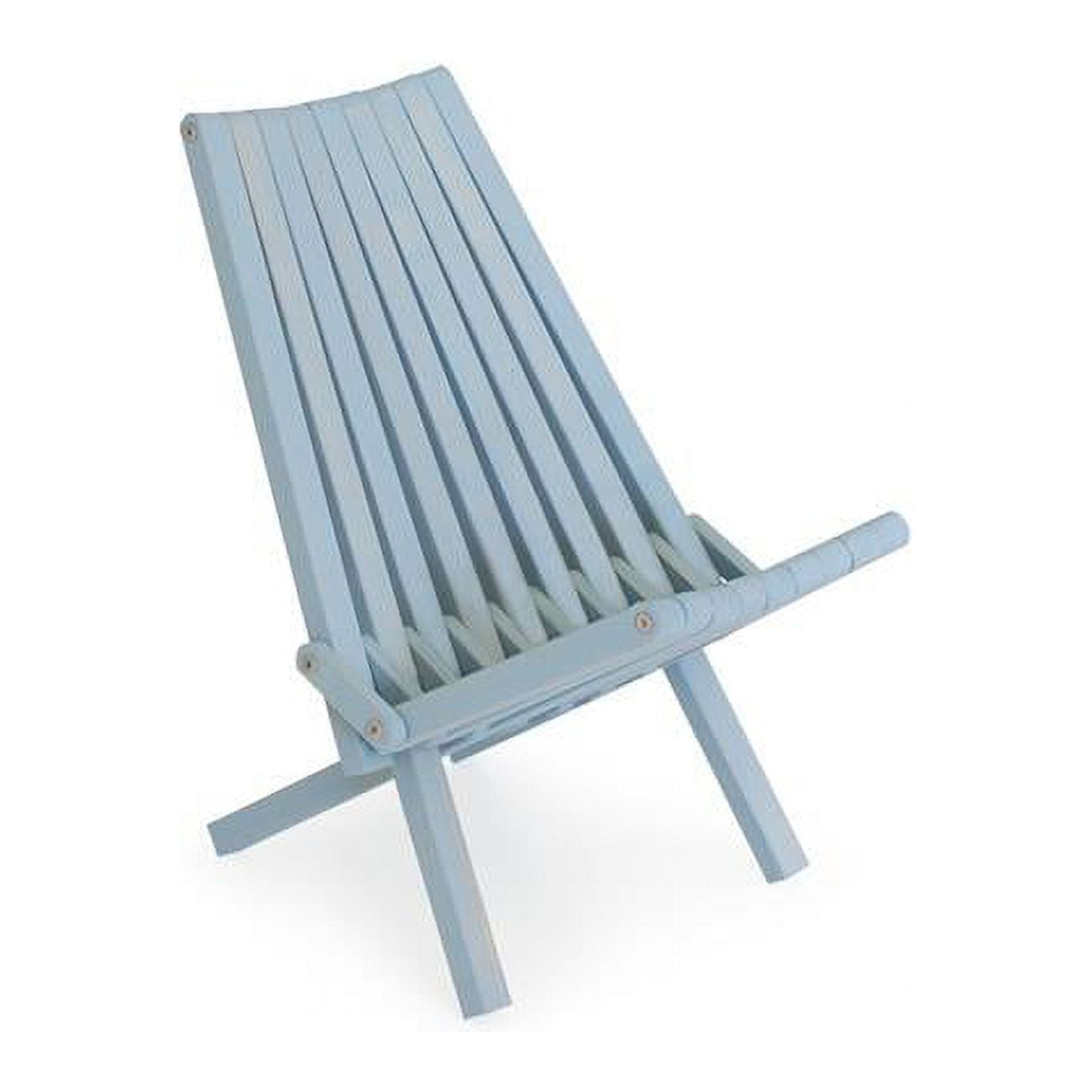 XQuare XQCH-291930-SH 12 x 20 x 13 in. Wooden Chair, Shipmate Blue ...
