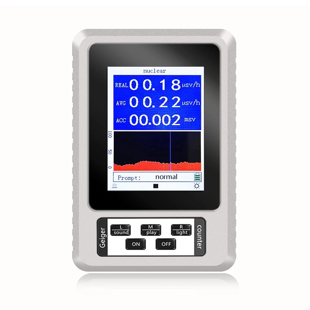 XR-1 Nuclear Radiation Detector Color Display Screen Geiger Counter ...