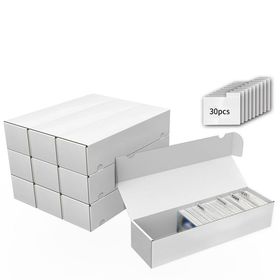 XRACV Collectible Trading Cards Storage Box, Card Storage Box with ...