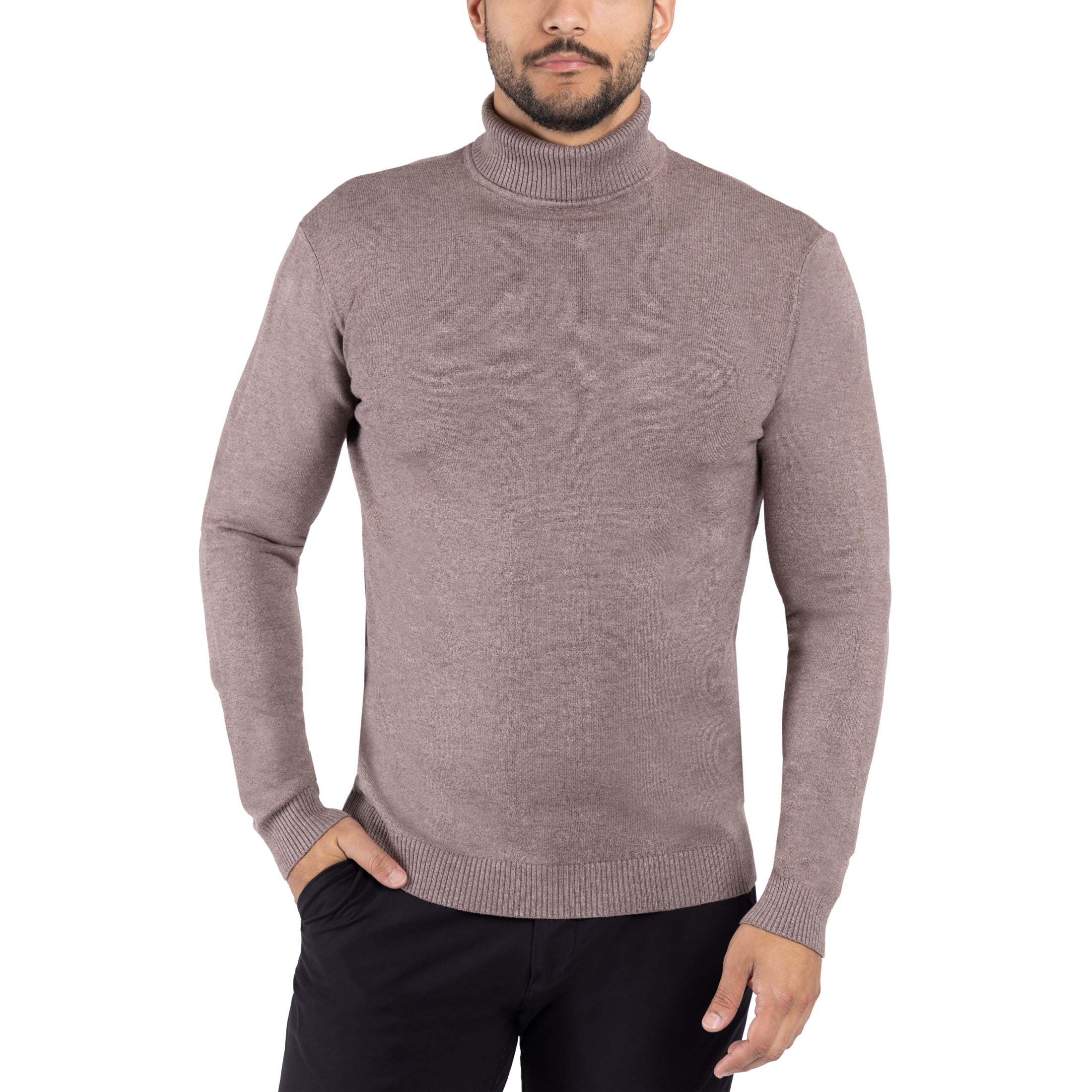X RAY JEANS Mens Turtleneck Sweater Pullover, Concrete, L - Walmart.com