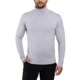 X RAY JEANS Mens Turtleneck Sweater Pullover, Light Heather Grey, 3XL ...